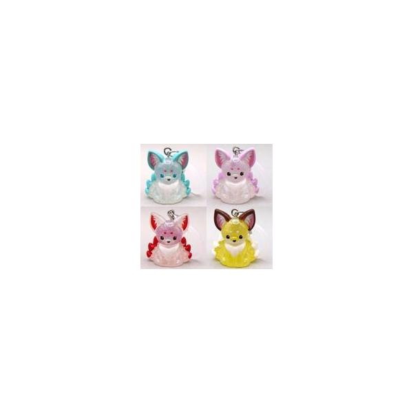 商品名：中古キーホルダー 全4種セット 「ちょコンと九尾さま お供マスコット2」商品解説■ちょコンと九尾さま お供マスコット2が登場!全4種セットです。【商品詳細】＜セット内容＞ねりきりくずきりういろうこはくとうサイズ：約2.5cm中古注意...