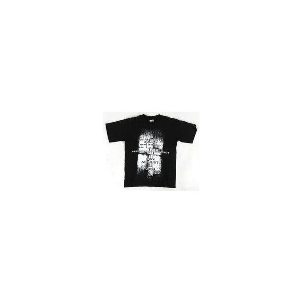 商品名：中古Tシャツ 氷室京介 Tシャツ ブラック(プリント：ホワイト) 「KYOSUKE HIMURO “21st Century Boowys VS HIMURO 2004” An Attempt to discover new tru...