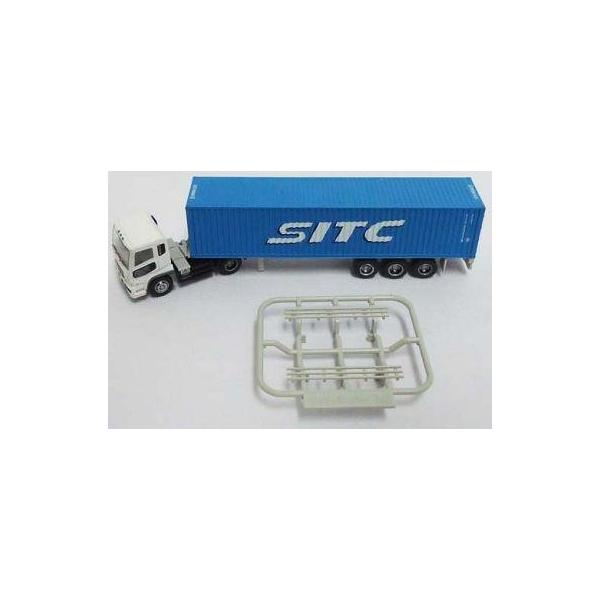 商品名：中古鉄道模型 1/150 三菱ふそうスーパーグレート + SITC 40ft ドライコンテナ(ブルー) 「ザ・トレーラーコレクション 第4弾」 ディスプレイモデル商品解説■「ザ・トレーラーコレクション 第4弾」に三菱ふそうスーパーグ...
