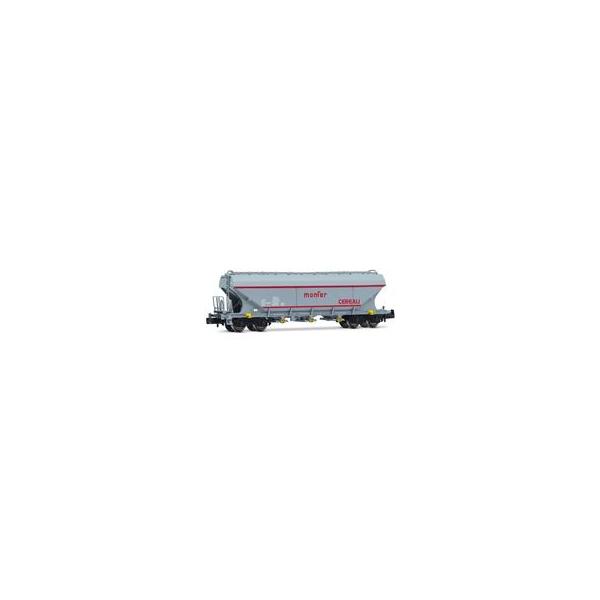 商品名：新品鉄道模型 1/160 FS. hopper wagon type Uagpps. Monfer livery. grey with red stripes. new inscriptions. ep. VI [HN6709]HN...