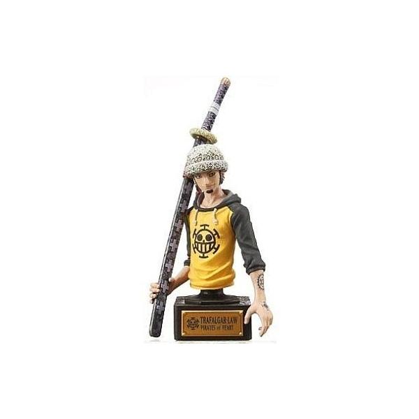 商品名：中古トレーディングフィギュア トラファルガー・ロー 「ワンピース ONE PIECE STATUE 01」2145103商品解説■80mmの胸像へ落とし込むことにより、カプセルサイズでは表現できなかった表情や傷、武器など、よりキャラ...