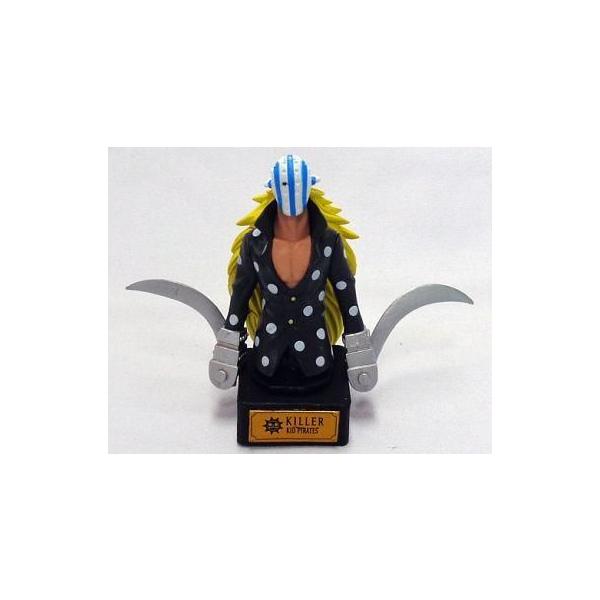 商品名：中古トレーディングフィギュア 3.キラー 「ワンピース ONE PIECE STATUE 02」2145104商品解説■「ワンピース ONE PIECE STATUE 02」に、キラーが登場です。伝説となる海賊達の英姿を刻んだ胸像コ...