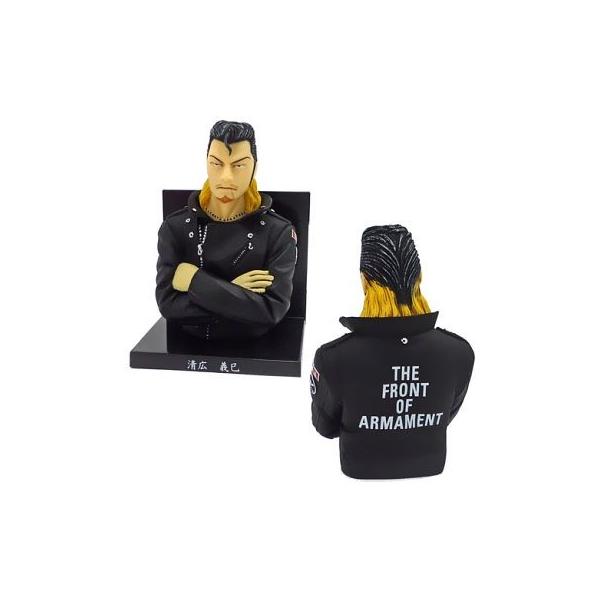 商品名：中古トレーディングフィギュア 清広義巳 (上着 THE FRONT OF ARMAMENT) 「クローズ＆WORST -FIGITIVE WARRANT- 武装戦線」商品解説■「クローズ＆WORST」の登場人物たちが胸像風のフィギュ...