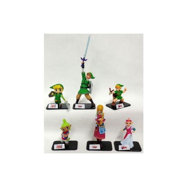 商品名：中古トレーディングフィギュア 全6種セット 「ゼルダの伝説シリーズ フィギュアコレクション」商品解説■「ゼルダの伝説シリーズ フィギュアコレクション」全6種セットです。人気RPG「ゼルダの伝説」の歴代シリーズの中から、キャラクターテ...