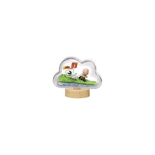 商品名：中古トレーディングフィギュア 2.Windy Day 向かい風を味方にして 「SNOOPY WEATHER Terrarium」商品解説■人気のテラリウムシリーズから「天気」をテーマにしたラインナップが登場!電球をモチーフにした容器...