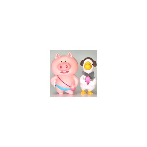 商品名：中古トレーディングフィギュア 6. 「XFREE Fruit Goose vs Dudu Pig Rampage Check-In Squadシリーズ トレーディングフィギュア」商品解説■XFREEと中国のオリジナルIP『Fruit...