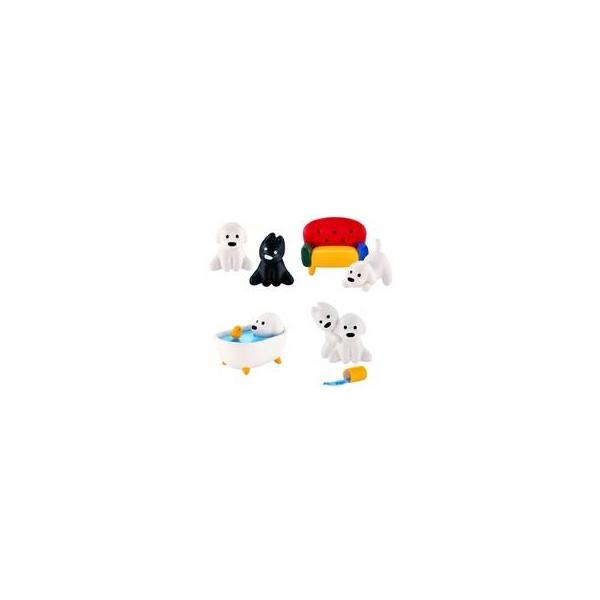 商品名：中古トレーディングフィギュア 全4種セット 「matsui DOGS フィギュアコレクション Vol.2 BOX版」商品解説■matsui氏が描く『DOGS』の愛らしい”いぬ”たちがおうちのいろんなシーンでくつろぐ第2弾!全4種セッ...