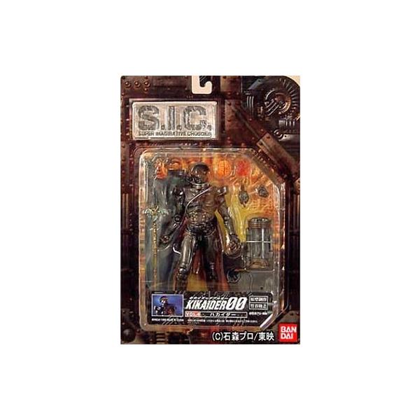商品名：中古フィギュア S.I.C. ハカイダー 「キカイダー00(ダブルオー)」商品解説■人気シリーズS.I.C.の第4弾は月刊ホビージャパンで連載された「KIKAIDEROO(キカイダーダブルオー)」ヴァージョンの冥王(フューラー)こと...