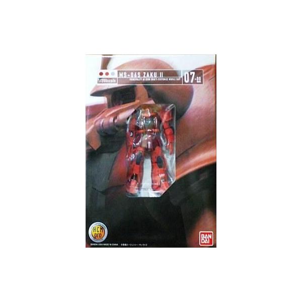 商品名：中古フィギュア HCM-Pro07 シャア専用ザク 「機動戦士ガンダム」商品解説■ハイコンプロ(HCM-Pro)シリーズにMS-06Sシャア専用ザクが登場!細かなディティールまで完全再現!頭部モノアイは手動で左右に可動する機構を採用...