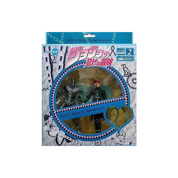 商品名：中古フィギュア ARTFX 花京院典明＆ハイエロファントグリーン 「ジョジョの奇妙な冒険」STATIC ＆ DYNAMIC アクションフィギュアシリーズ2商品解説■used0130_figures