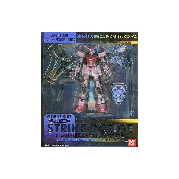 商品名：中古フィギュア MS IN ACTION!! ストライク・ルージュ＆ランチャー 「機動戦士ガンダムSEED」商品解説■ガンダムSEEDシリーズにストライク・ルージュと待望のランチャー・ソードストライカーが登場!なんと各ユニットは別売...