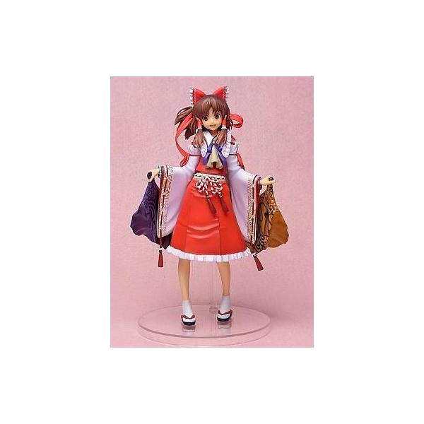 商品名：中古フィギュア 博麗霊夢 第六回例大祭ver. 「東方Project」 1/8 PVC製塗装済み完成品商品解説■第6回例大祭カタログ表紙を飾った、赤りんご氏の美麗な装飾の霊夢を魅力そのままに立体化!!専用台座付属。【商品詳細】付属品...