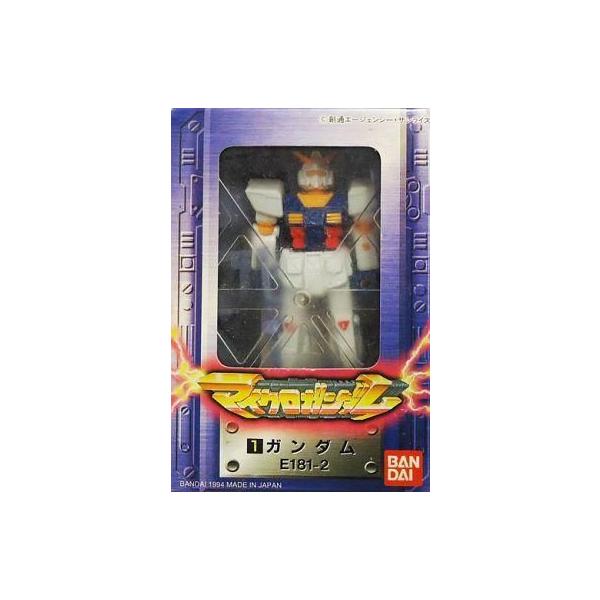 商品名：中古フィギュア ガンダム(E181-2) 「機動戦士ガンダム」 マイクロガンダム商品解説■1994年に発売されたシリーズで、多色一発成型というバンダイの技術力を見せ付けられたアイテム「マイクロガンダムシリーズ」他にも色々発売予定があ...