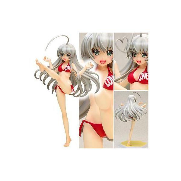 商品名：中古フィギュア ニャル子 「這いよれ!ニャル子さん」 BEACH QUEENS 1/10 塗装済完成品商品解説■一大旋風を巻き起こした人気作「這いよれ! ニャル子さん」より、保護対象の真尋に一目惚れし居ついてしまった惑星保護機構のエ...