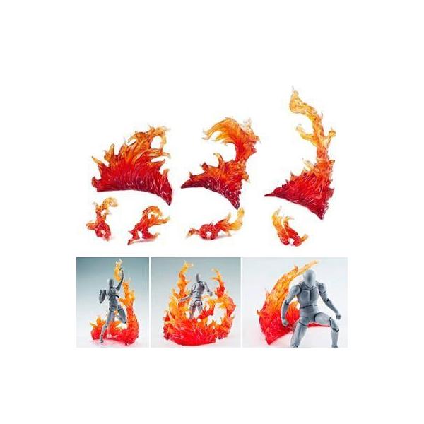 商品名：中古フィギュア 魂EFFECT BURNING FLAME RED Ver.商品解説■燃え盛る炎を再現した、飾って遊べるエフェクトパーツ!新たなフィギュアの飾り方を提案するブランド「魂EFFECT」に、燃え盛る炎を再現した「魂EFF...
