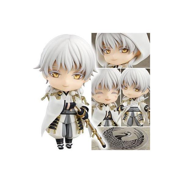 商品名：中古フィギュア ねんどろいど 鶴丸国永 「刀剣乱舞-ONLINE-」商品解説■俺みたいのが突然来て驚いたか?大人気PCブラウザゲーム『刀剣乱舞-ONLINE-』より、驚きを好む刀剣男士「鶴丸国永」がねんどろいど化!表情パーツは「通常...
