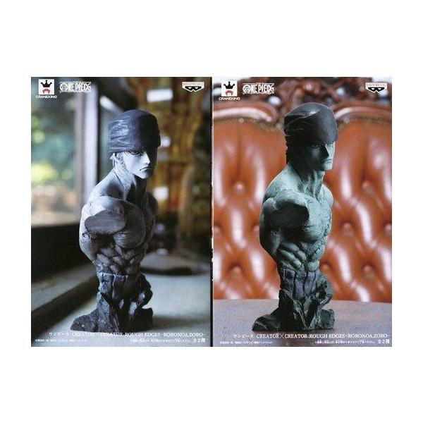 商品名：中古フィギュア 全2種セット 「ワンピース」 CREATOR×CREATOR ROUGH EDGES -RORONOA.ZORO-36020商品解説■「造形師の創りたい造形」と「写真家の撮りたい絵」という双方からのコンセプトを昇華さ...