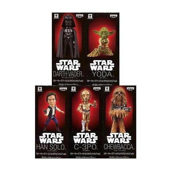 商品名：中古フィギュア 全5種セット 「スター・ウォーズ」 ワールドコレクタブルフィギュア vol.336200商品解説■「STAR WARS(スター・ウォーズ)」のキャラクターがワールドコレクタブルフィギュア(WCF)になって登場!全5種...
