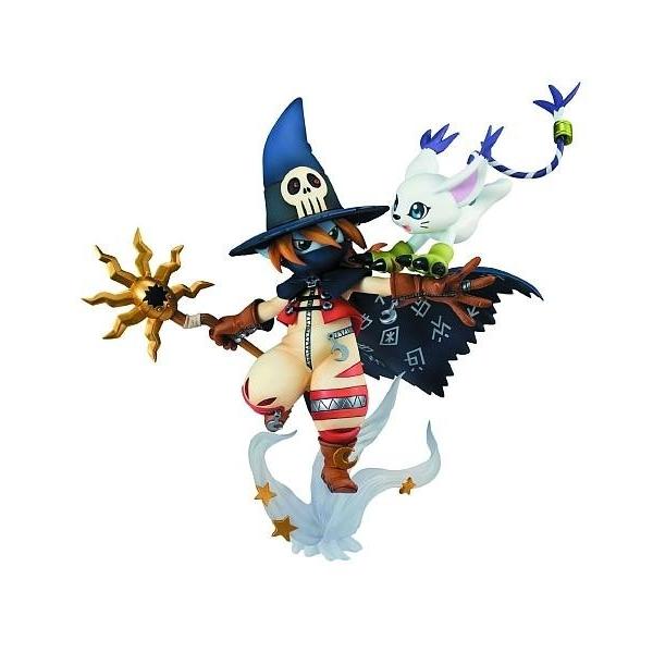 商品名：中古フィギュア G.E.M.シリーズ ウィザーモン＆テイルモン 「デジモンアドベンチャー」 メガトレショップ＆プレミアムバンダイ限定商品解説■君に会えてよかった常に商品化の声が高かった「ウィザーモン」がついにG.E.M.シリーズに登...