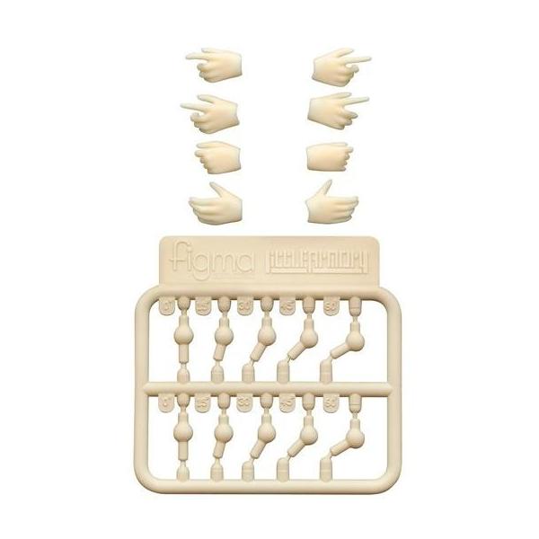 商品名：中古フィギュア figma専用 OP04 figma専用 銃の持ち手 「LittleArmory」 1/12 無彩色ランナーキット商品解説■「グローブ」に続き、銃器が持てる「肌色の素手」が登場!トミーテックから発売中の1/12スケー...