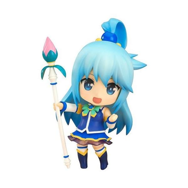 商品名：中古フィギュア ねんどろいど アクア 「この素晴らしい世界に祝福を!」商品解説■地上に舞い降りた美しき駄女神。TVアニメ『この素晴らしい世界に祝福を!』より、美しい女神でありながら極端におバカな所が可愛い「アクア」様がねんどろいどに...