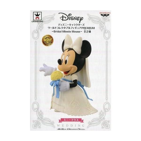 商品名：中古フィギュア ミニーマウス(ホワイト) 「ディズニー」 ワールドコレクタブルフィギュアPREMIUM〜Bridal Minnie Mouse〜36460商品解説■バンプレストオリジナルデザインのウェディングコスチュームミニーが登場...