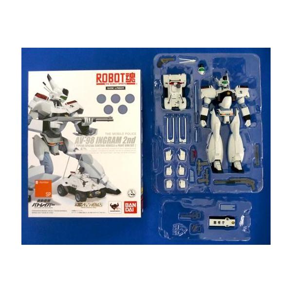 商品名：中古フィギュア ROBOT魂 ＜SIDE LABOR＞ イングラム2号機 (98式特型指揮車＆ペイントガン付き限定版) 「機動警察パトレイバー 」 ROBOT魂イングラム1号機購入者限定キャンペーン品商品解説■俺に銃を撃たせろ〜!特...