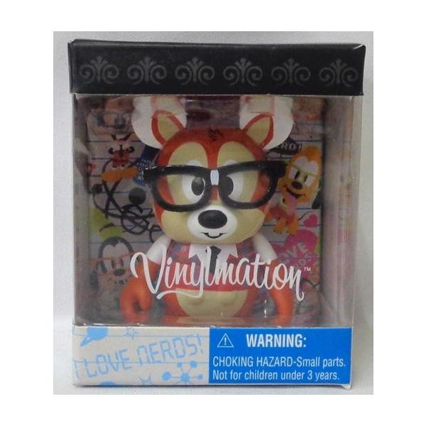 商品名：中古フィギュア Chip-チップ- 「ディズニー」 Vinylmation NERDS ROCK!シリーズ 3インチ コレクティブルフィギュア商品解説■「バイナルメーション」 NERDS ROCK!シリーズに黒縁メガネをかけたチップ...