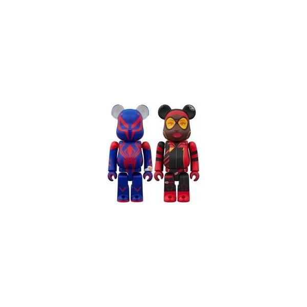 商品名：中古フィギュア BE＠RBRICK-ベアブリック- SPIDER-MAN 2099 ＆ SPIDER-WOMAN 2PCS SET 「スパイダーマン：アクロス・ザ・スパイダーバース」商品解説■『SPIDER-MAN： ACROSS ...