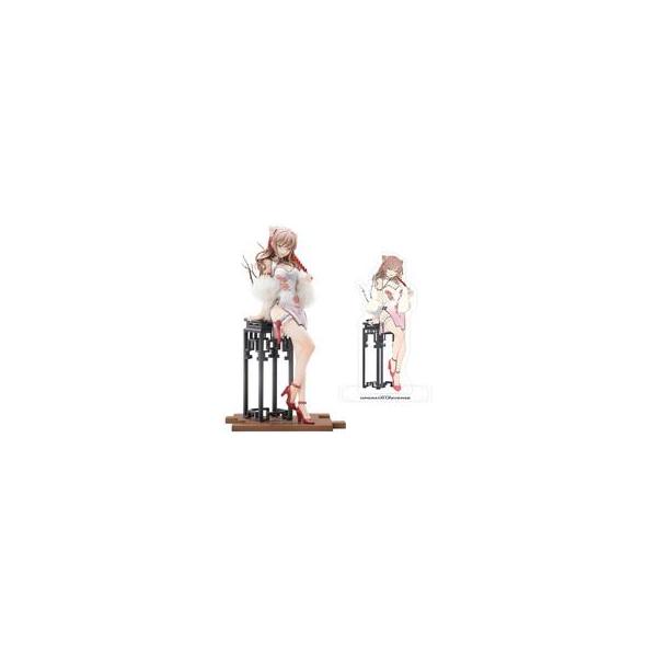 商品名：中古フィギュア 南夢芽 チャイナドレスVer. 「グリッドマン ユニバース」 1/7 PVC＆ABS製塗装済み完成品商品解説■大ヒットアニメ『グリッドマン ユニバース』より、「南夢芽」がチャイナドレス衣装の造形でフィギュア化！机に座...