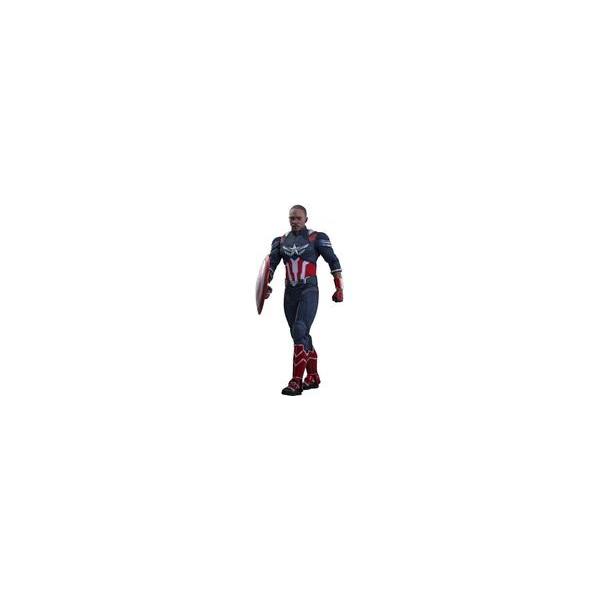 商品名：中古フィギュア キャプテン・アメリカ 「キャプテン・アメリカ：ブレイブ・ニュー・ワールド」 ムービー・マスターピース 1/6 アクションフィギュアMMS779商品解説■新たなスーツで空を翔ける、”正義の象徴”。ホットトイズの「ムービ...