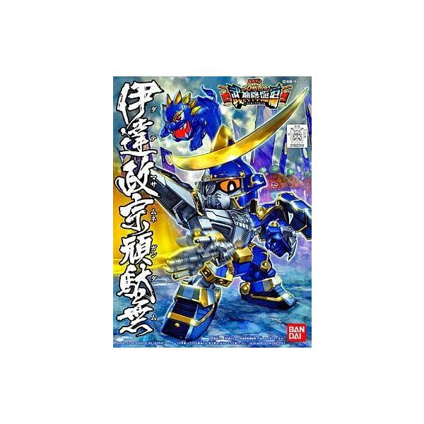 商品名：中古プラモデル BB戦士 伊達政宗頑駄無「BB戦士 SD戦国伝 武神降臨編」商品解説■奥州の覇王!「独眼竜」と呼ばれた男「伊達政宗」降臨■伊達政宗の「派手好き」のイメージから左右非対称のカラーリングを採用。■「兜の前立」・「兜頭頂部...