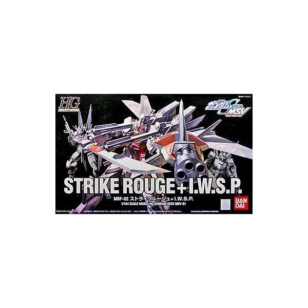 商品名：中古プラモデル 1/144 HG ストライクルージュ + I.W.S.P.「機動戦士ガンダムSEED」商品解説■「機動戦士ガンダムSEED」のメカデザイナー大河原邦男氏デザインによるモビルスーツバリエーション「ストライクルージュ+I...