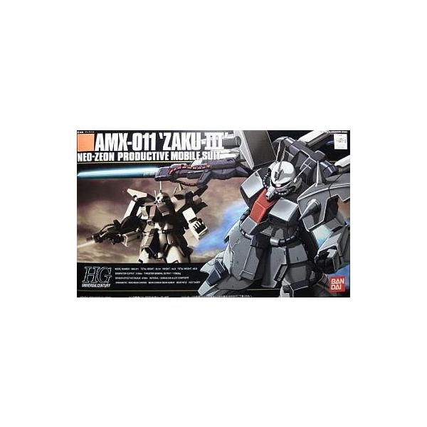 商品名：中古プラモデル 1/144 HGUC AMX-011 ザクIII 「機動戦士ガンダムZZ」 [0077166]0077166商品解説■『機動戦士ガンダムZZ』登場のネオ・ジオン・モビルスーツの量産型ザクIIIをキット化しました。ビー...
