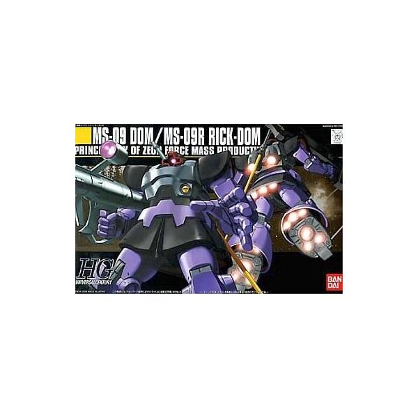 商品名：中古プラモデル 1/144 HGUC MS-09 ドム/MS-09R リック・ドム 「機動戦士ガンダム」 コンバーチブルキット [0141037]0141037商品解説■「機動戦士ガンダム」より、MS-09 ドム/MS-09R リッ...