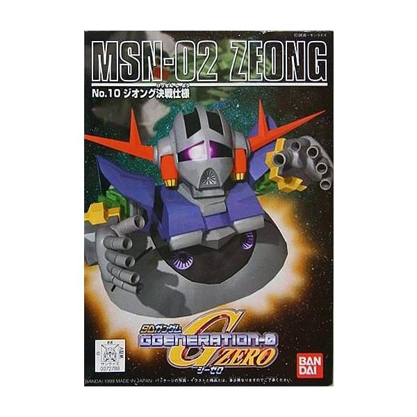 商品名：中古プラモデル ジオング MSN-02 決戦仕様「SD ガンダム G-GENERATION-0」 No.10 [SDガンダム]商品解説■腕部から繰り出されるのはリード線を駆使したオールレンジ攻撃!「私にも敵が見える!」かも?しかも腕...