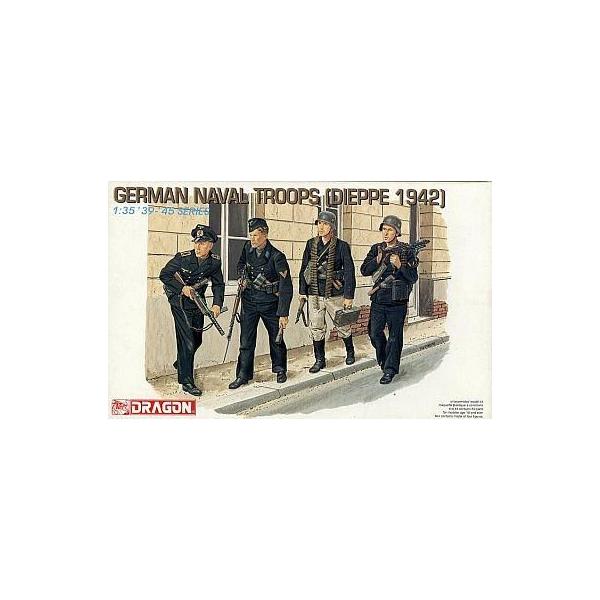 商品名：中古プラモデル 1/35 GERMAN NAVAL TROOPS (DIEPPE 1942)-ドイツ海軍陸戦隊 ディエップ1942- 「’39-’45 SERIES」 [6087]6087商品解説■『ドイツ海軍陸戦隊』の1/35スケ...