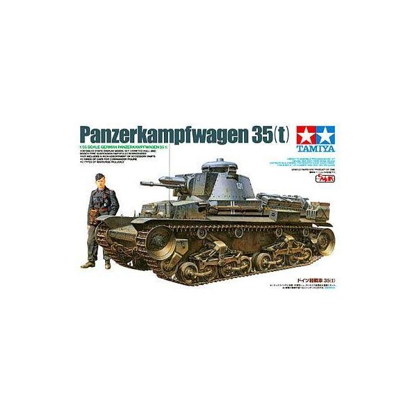 商品名：中古プラモデル 1/35 ドイツ軽戦車 35(t) ディスプレイモデル [25112]25112商品解説■ドイツ軽戦車 35(t)が1/35スケールキットで登場です。リベット留めの車体やボギー式の足まわりを雰囲気十分に再現。履帯はパ...