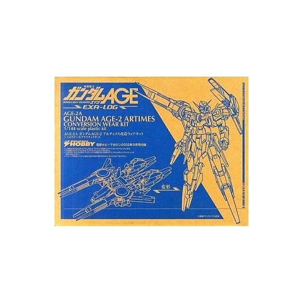 商品名：中古プラモデル 1/144 HG AGE-2A ガンダムAGE-2 アルティメス改造ウェアキット 「機動戦士ガンダムAGE」 電撃ホビーマガジン2012年9月号付録商品解説■こちらの商品はプラモデルのみの販売となります。雑誌は付属し...