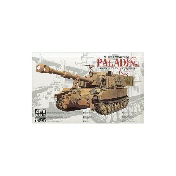 商品名：中古プラモデル 1/35 M109A6 パラディン 自走榴弾砲 [FV35248]FV35248商品解説■・M109A6の砲塔、ハッチを新規金型で再現・車輌各部を精密に再現・車長および装填手ハッチは開閉選択可能・砲塔後部の収納バスケ...
