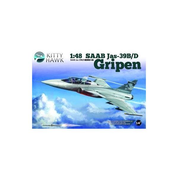 商品名：中古プラモデル 1/48 サーブ JAS-39B/D グリペン [KH80118]KH80118商品解説■JAS-39は、中立国スウェーデンならではの高速道路や洞窟ハンガーからの運用を狙ったSTOL性や全高の制限等に加え、対空/対地...