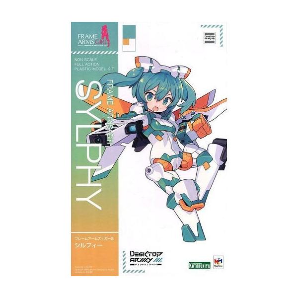 商品名：中古プラモデル シルフィー 「フレームアームズ・ガール×デスクトップアーミー」 [FG035]FG035商品解説■コトブキヤ オリジナルコンテンツ『フレームアームズ・ガール』とメガハウス『デスクトップアーミー』のコラボレーションが実...