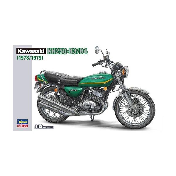 商品名：新品プラモデル 1/12 カワサキ KH250-B3/B5 [BK8]BK8商品解説■伝説の名車`マッハ`の「正統後継車」【デカール】ボディサイドのライン「KAWASAKI」マーク 他【新規プラ部品】エンジンマフラー【パーツカラー】...