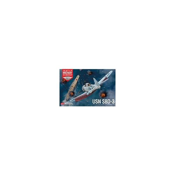 商品名：中古プラモデル 1/48 SBD-3 ドーントレス ミッドウェイ作戦 [12345]12345商品解説■コックピット内部や搭載エンジン、ダイブブレーキを精密再現しています。4種のデカールとキャノピーマスキング用シール付き。【商品詳細...