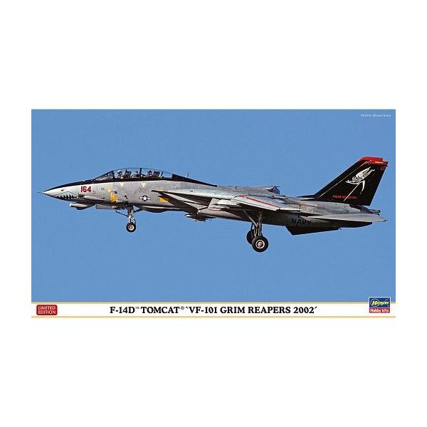 商品名：新品プラモデル 1/72 F-14D トムキャット “VF-101 グリム リーパーズ 2002” [02444]02444商品解説■垂直尾翼に「死神」のマーキングが描かれたグリムリーパーズ所属のトムキャットを再現！計器盤、エンジン...