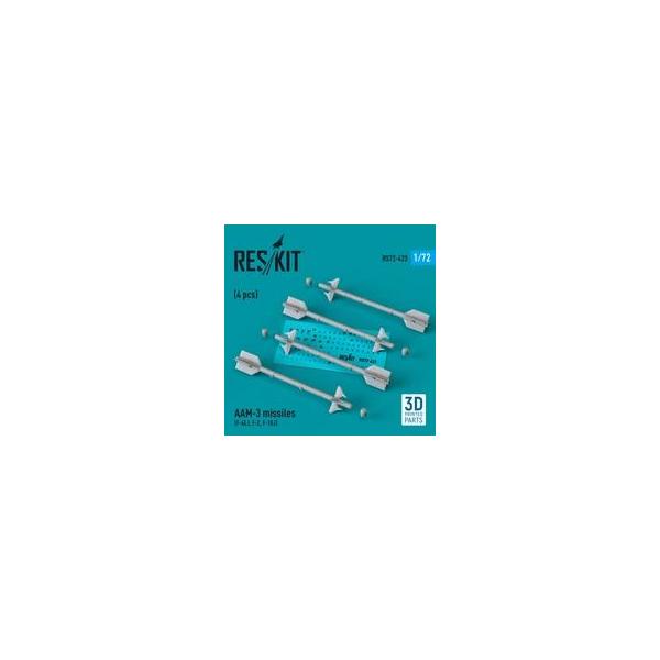商品名：中古プラモデル 1/72 AAM-3 短距離空対空ミサイル (4個入) ディティールアップパーツ [RSK72-0423]RSK72-0423商品解説■航空機用レジン製ディテールアップパーツ専門メーカー、ウクライナのレスキットから新...