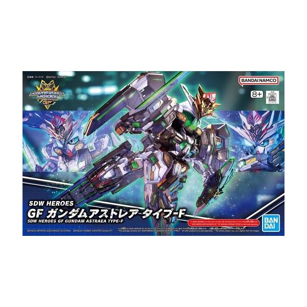 商品名：中古プラモデル GF ガンダムアストレア タイプ-F 「SDガンダムワールド ヒーローズ」 [5068365]5068365商品解説■SDW HEROESガンプラシリーズに新たなヒーローのキットが登場!!両肩・両足に専用の大型ユニッ...