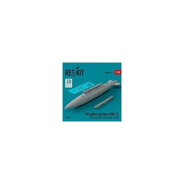 商品名：中古プラモデル 1/48 OV-10 (A、D) 150ガロン AERO 1C増槽 w/中央パイロン (米海軍・海兵隊式) ディティールアップパーツ [RSKU48-0411]RSKU48-0411商品解説■【商品詳細】スケール：1/48