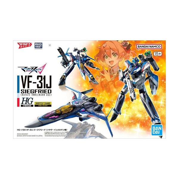 商品名：新品プラモデル 1/100 HG VF-31J ジークフリード(ハヤテ機) 「マクロスΔ」 [5068696]5068696商品解説■差替三段変形やシリーズ初のインサート成形により、ハイクオリティと組み立てやすさを両立した「VF-3...