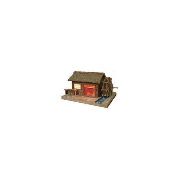 商品名：新品プラモデル 模型 カタコト水車小屋 「ミニ建築あかりシリーズ No.4」 木製キット商品解説■ウッディジョー ミニ建築 あかりシリーズ No.4 カタコト水車小屋です。【商品詳細】商品仕様：未塗装・木製組み立てキット完成時サイズ...